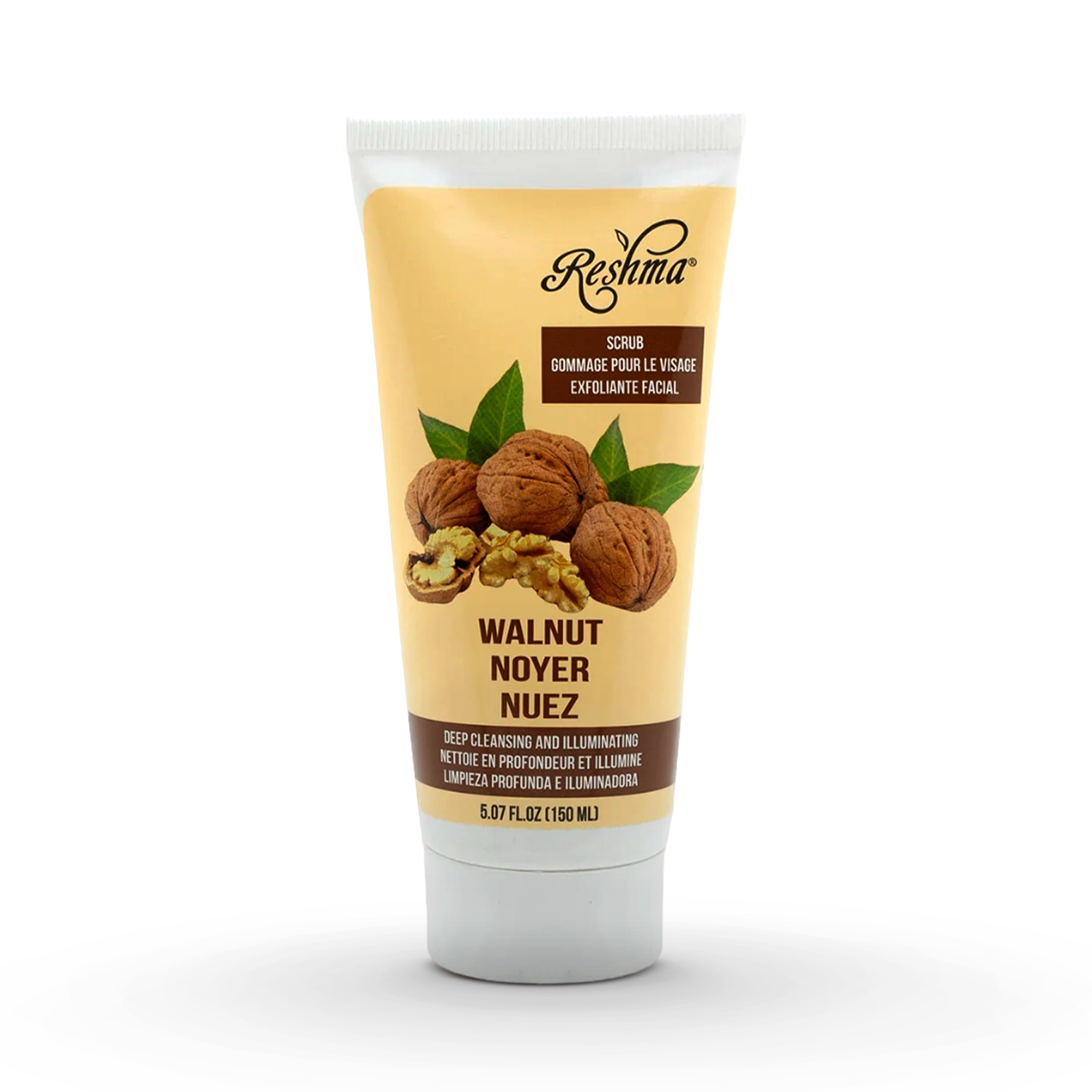 Walnut Body Scrub 5.07 fl. oz. | Natural Face & Skin Cleanser | Reshma ...